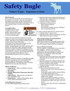 Exposure to Dust - EHS Documents